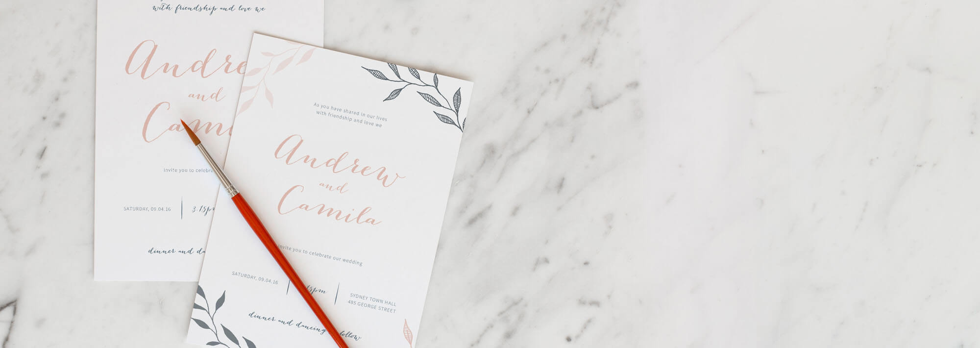 Custom Wedding Invitations | Custom Made By Designer With Paperlust | Paperlust